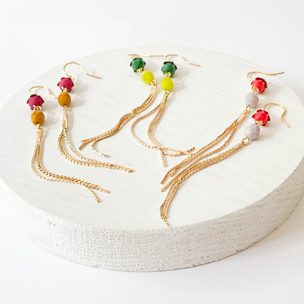 Colorful Dangle Earrings - Nest Pretty Things